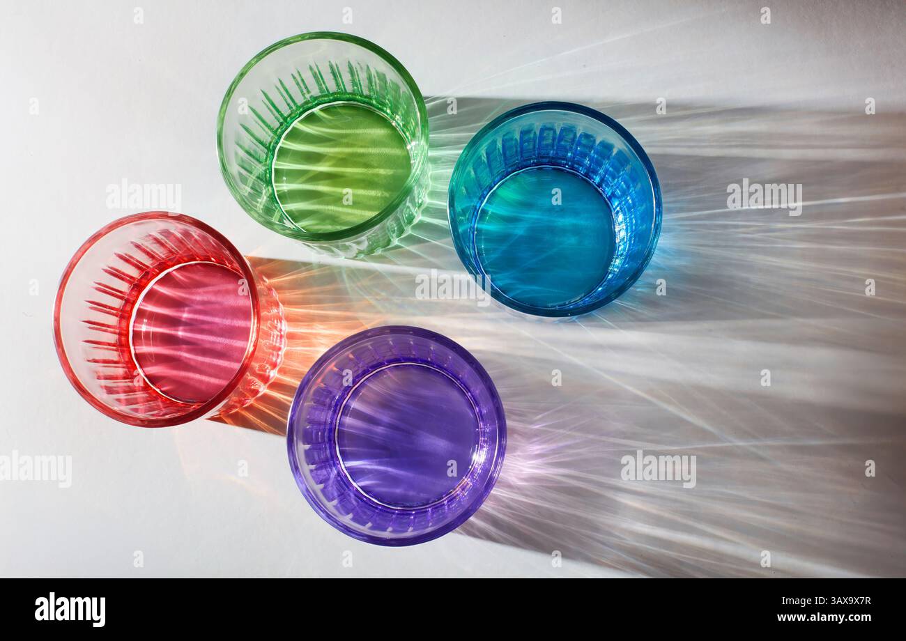 Gradient blue green hues vertical hi-res stock photography and images - Alamy