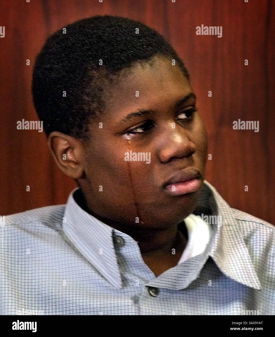 Mar 9, 2001 - Fort Lauderdale, Florida, U.S. - A tear rolls down the ...