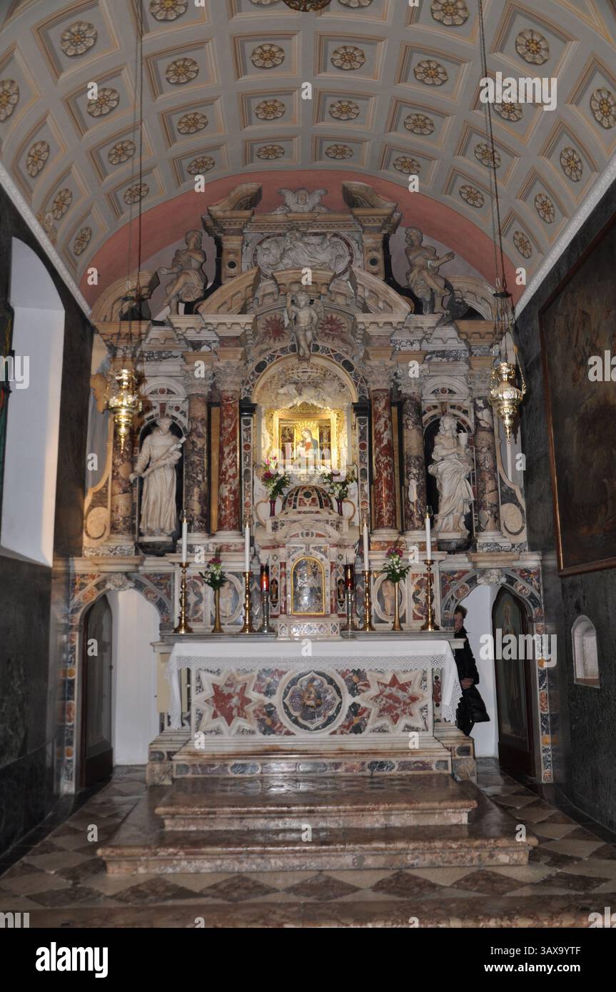 Rijeka, Croatia July 2021. Sanctuary of the Mother of God Trsat in ...