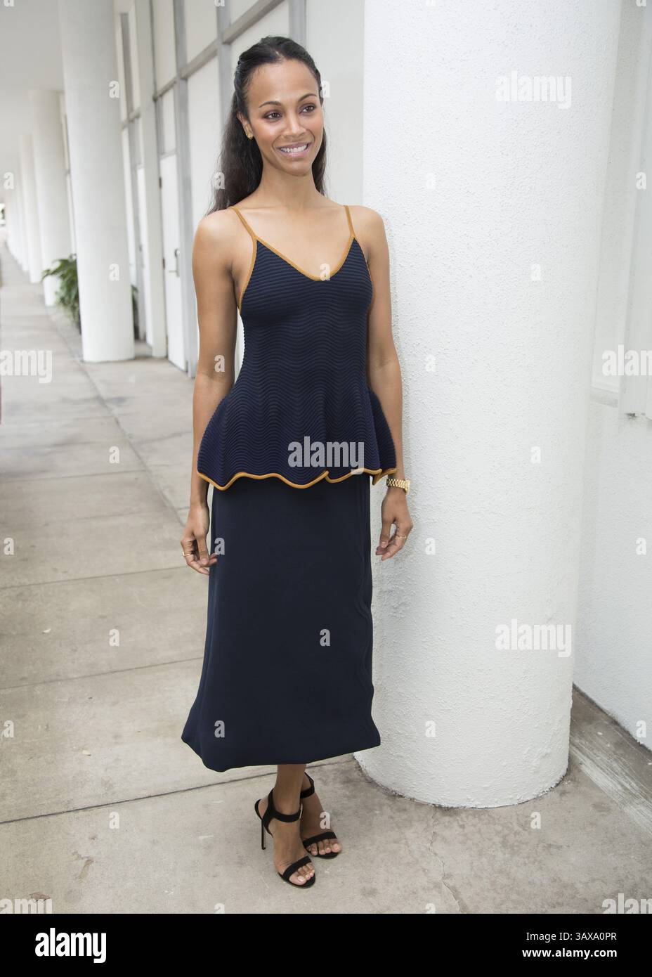 December 6, 2016 - Hollywood, California, U.S. - ZOE SALDANA promotes ...