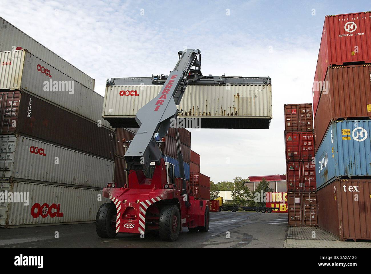Container freight cargo containers hi-res stock photography and images ...