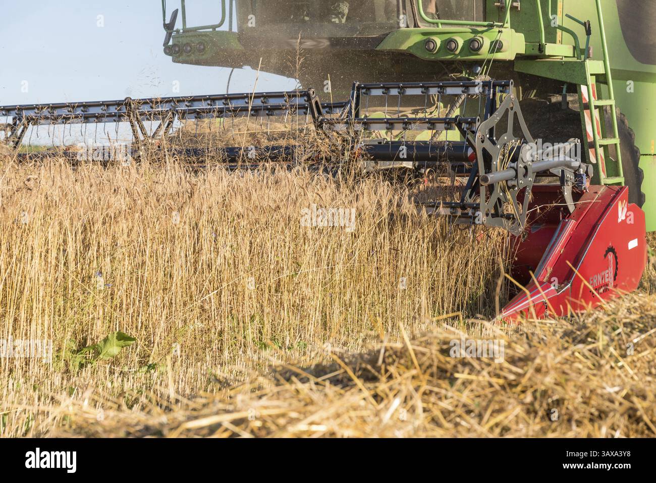 Close up combine harvesters mower hi-res stock photography and images ...