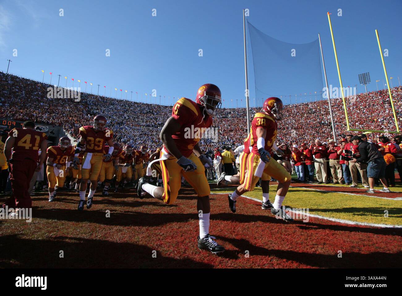 3 December 2005:Reggie Bush and the USC Trojans in a 66-19 victory over ...