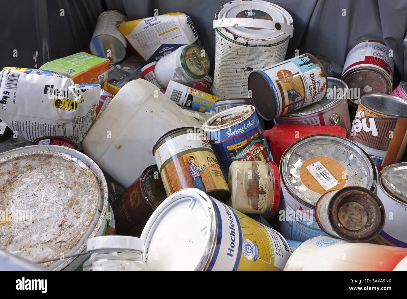 Hazardous waste Colours Stock Photo - Alamy