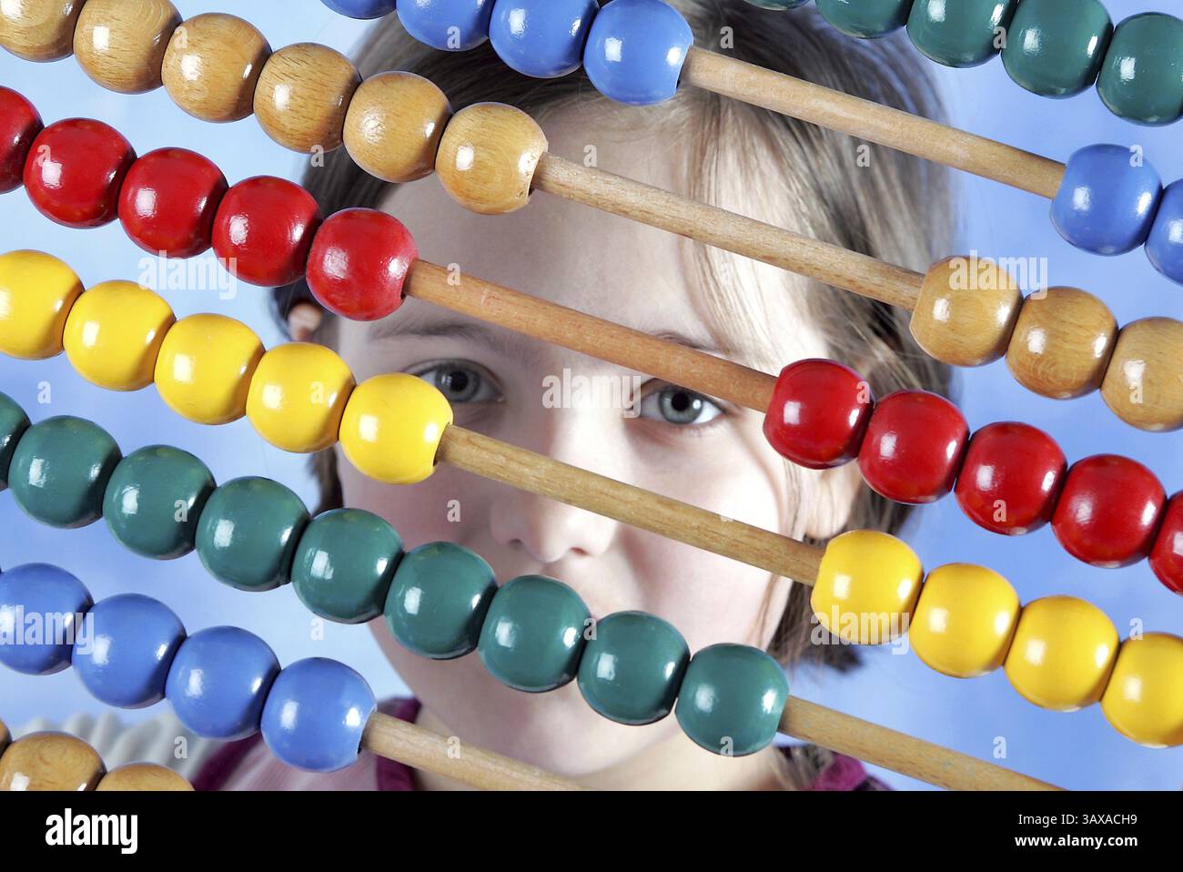 Abacus and child Stock Photo - Alamy