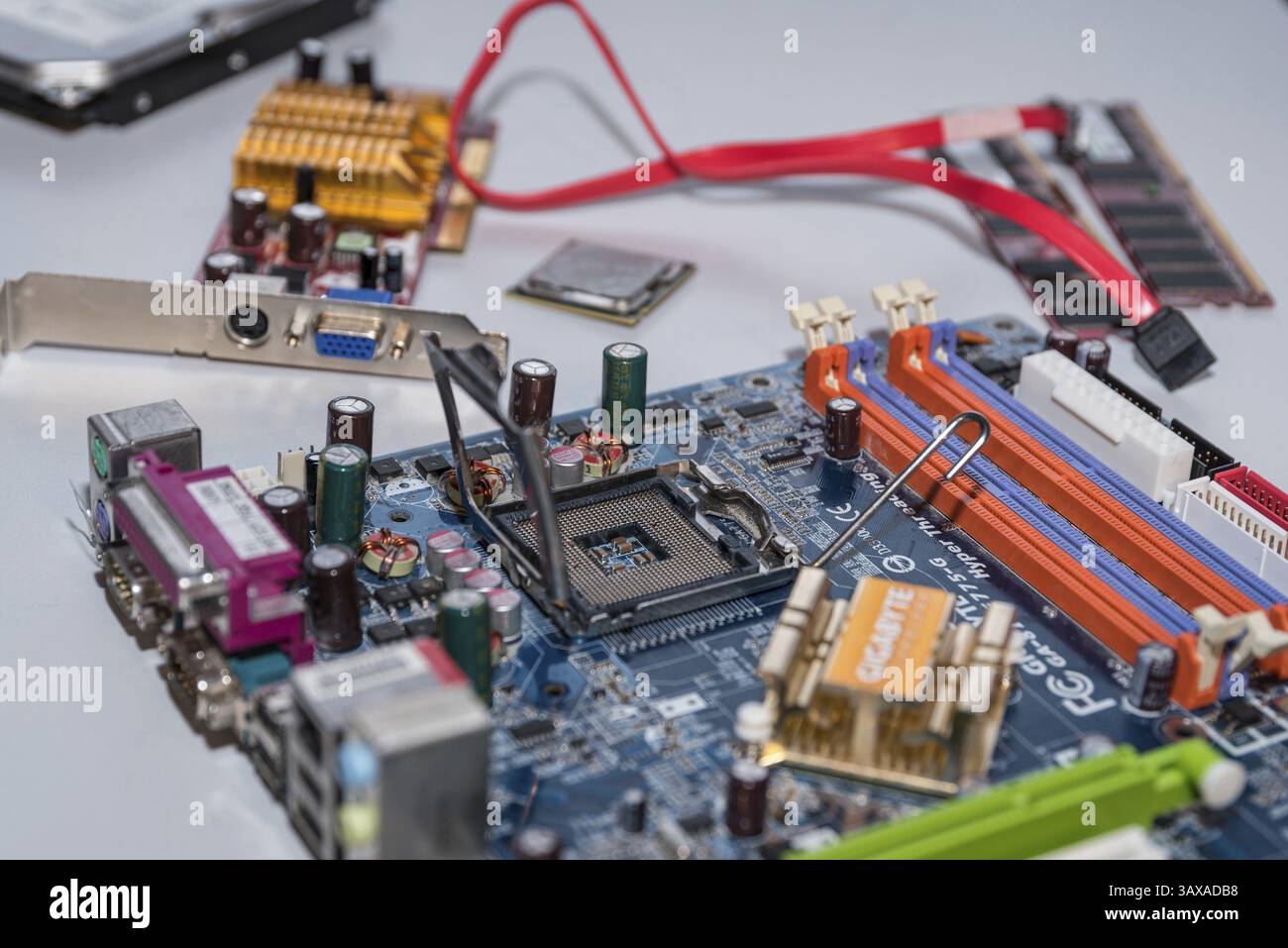 Mainboard slots hi-res stock photography and images - Alamy