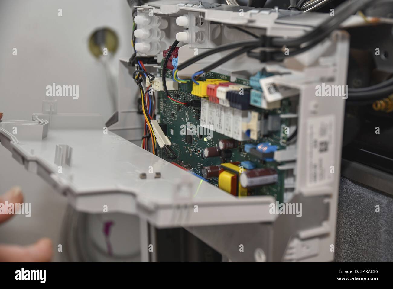 Control technology for heating system - circuit board with chip ...