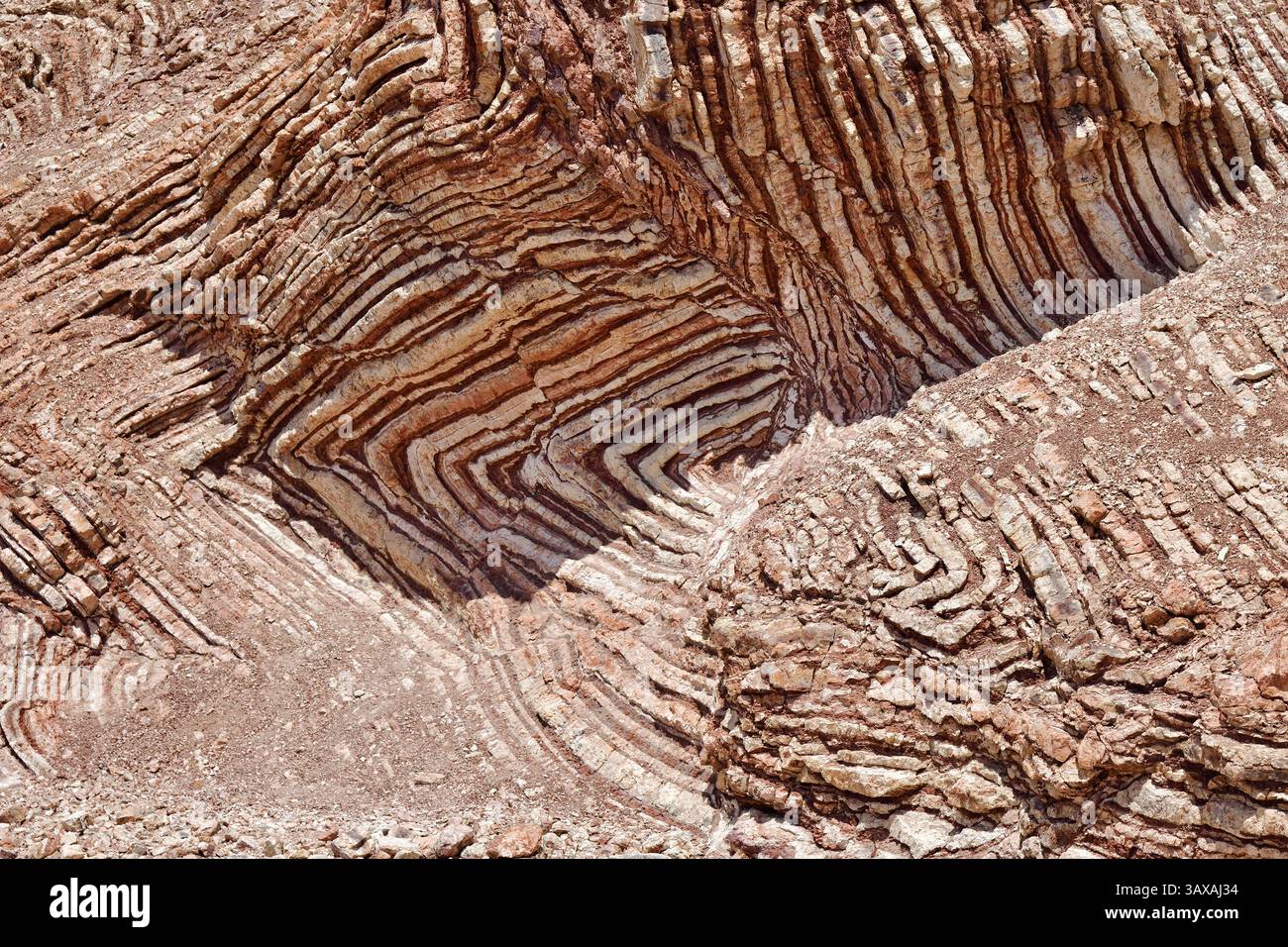 The Mother of All Outcrops, Oman. Spectacularly folded and faulted ...