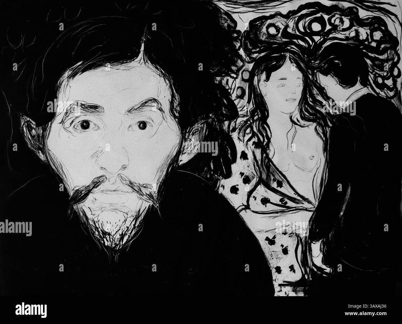 Edvard Munch -Jealousy - 1896 Stock Photo - Alamy