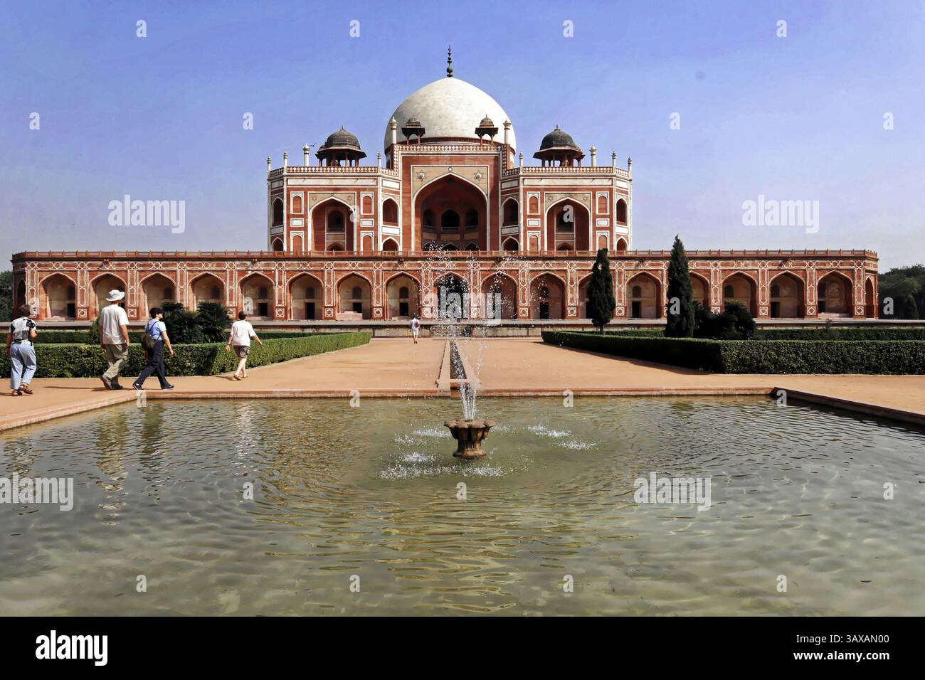 Partial view, Humayun's Tomb, Delhi, North India, Asia, A famous ...