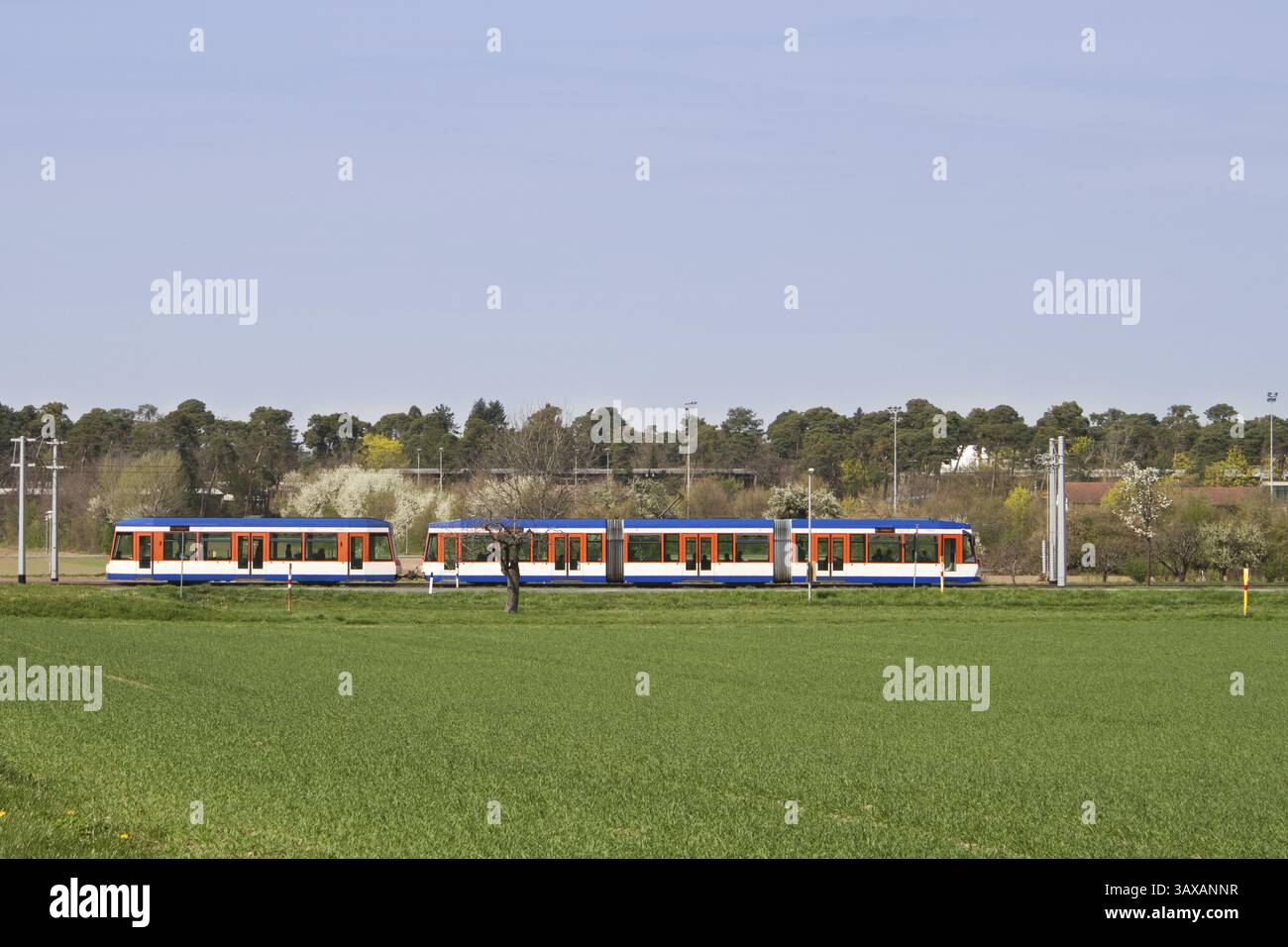 Electric trams drive through hi-res stock photography and images - Alamy