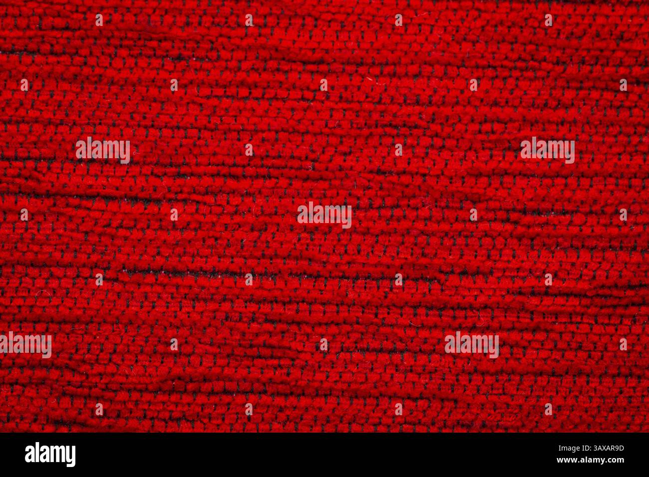 Rustic canvas fabric texture in red colour Stock Photo - Alamy