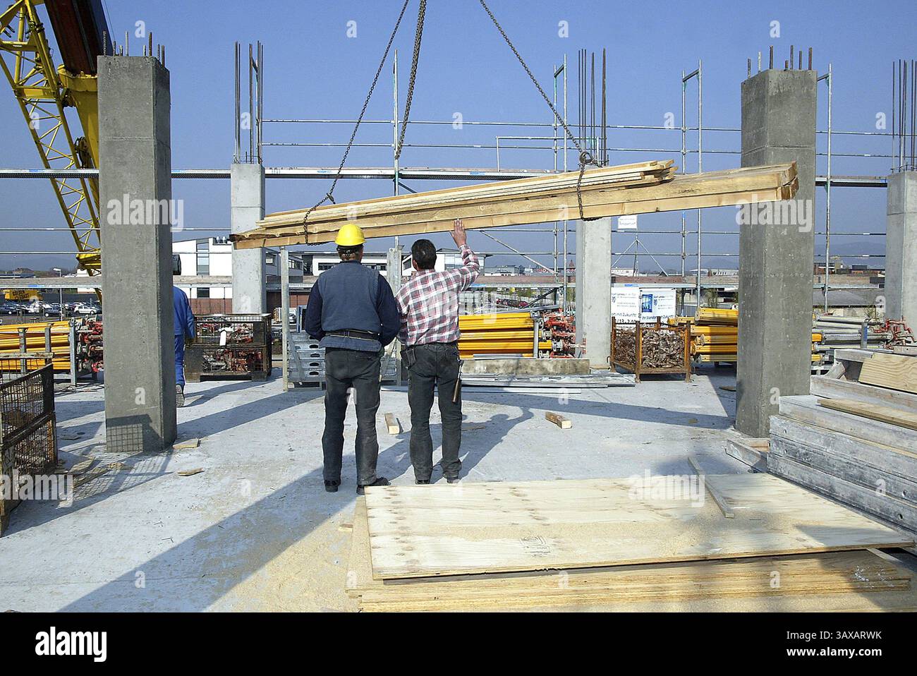 Construction site, Landau Stock Photo - Alamy
