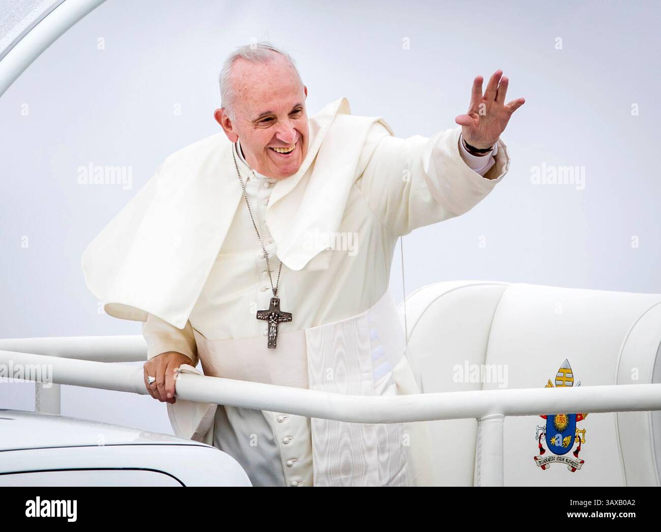 File photo dated 26/08/18 of Pope Francis arrives to attending the ...