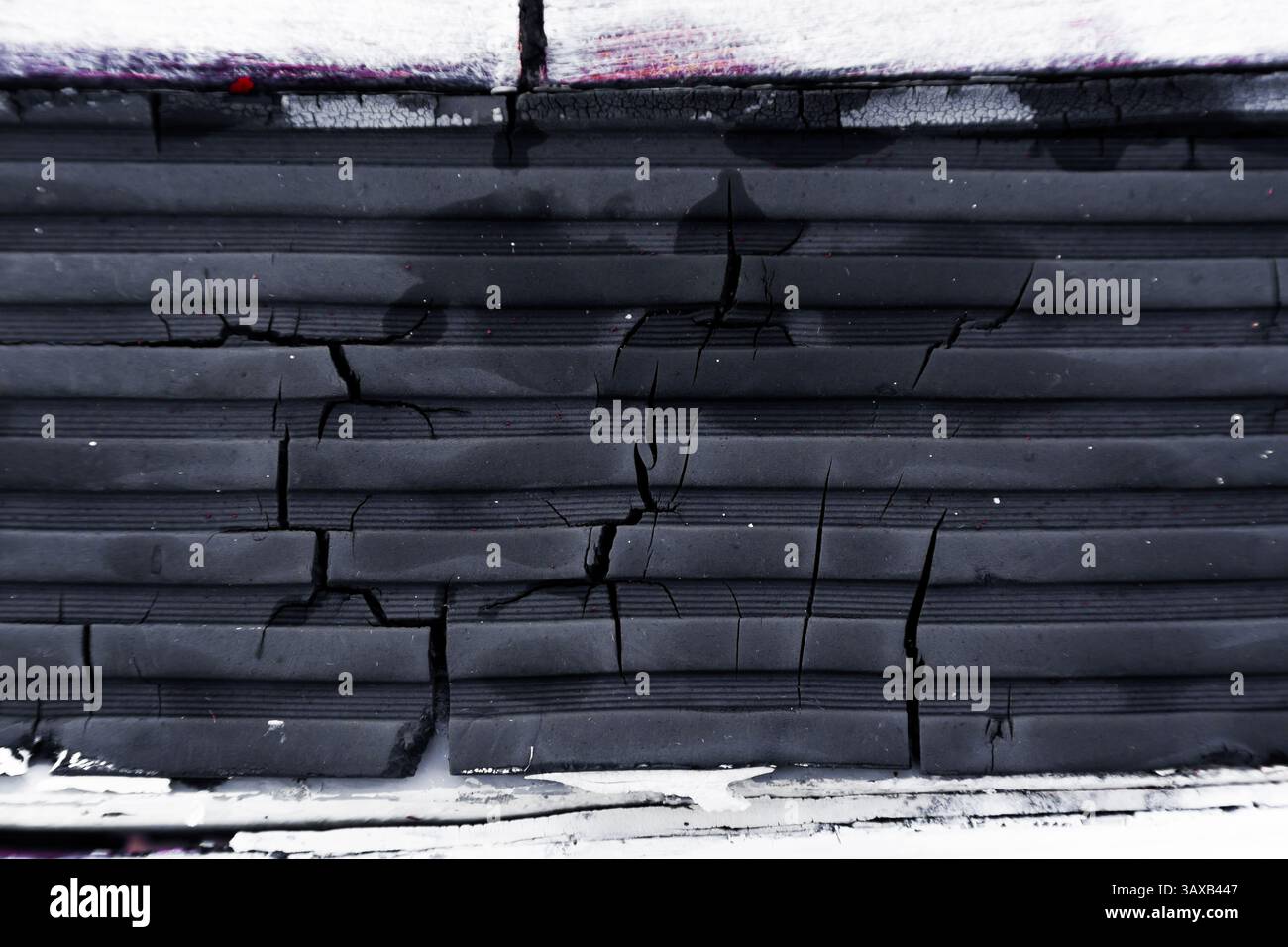 Old cracked rubber set on the floor Stock Photo - Alamy