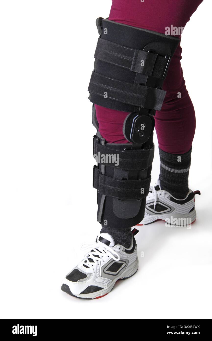 Leg knee injury on Cut Out Stock Images & Pictures - Alamy