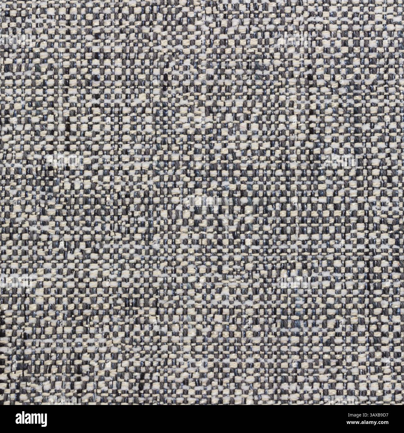 Rustic canvas fabric texture in black and white colour. Shape square ...