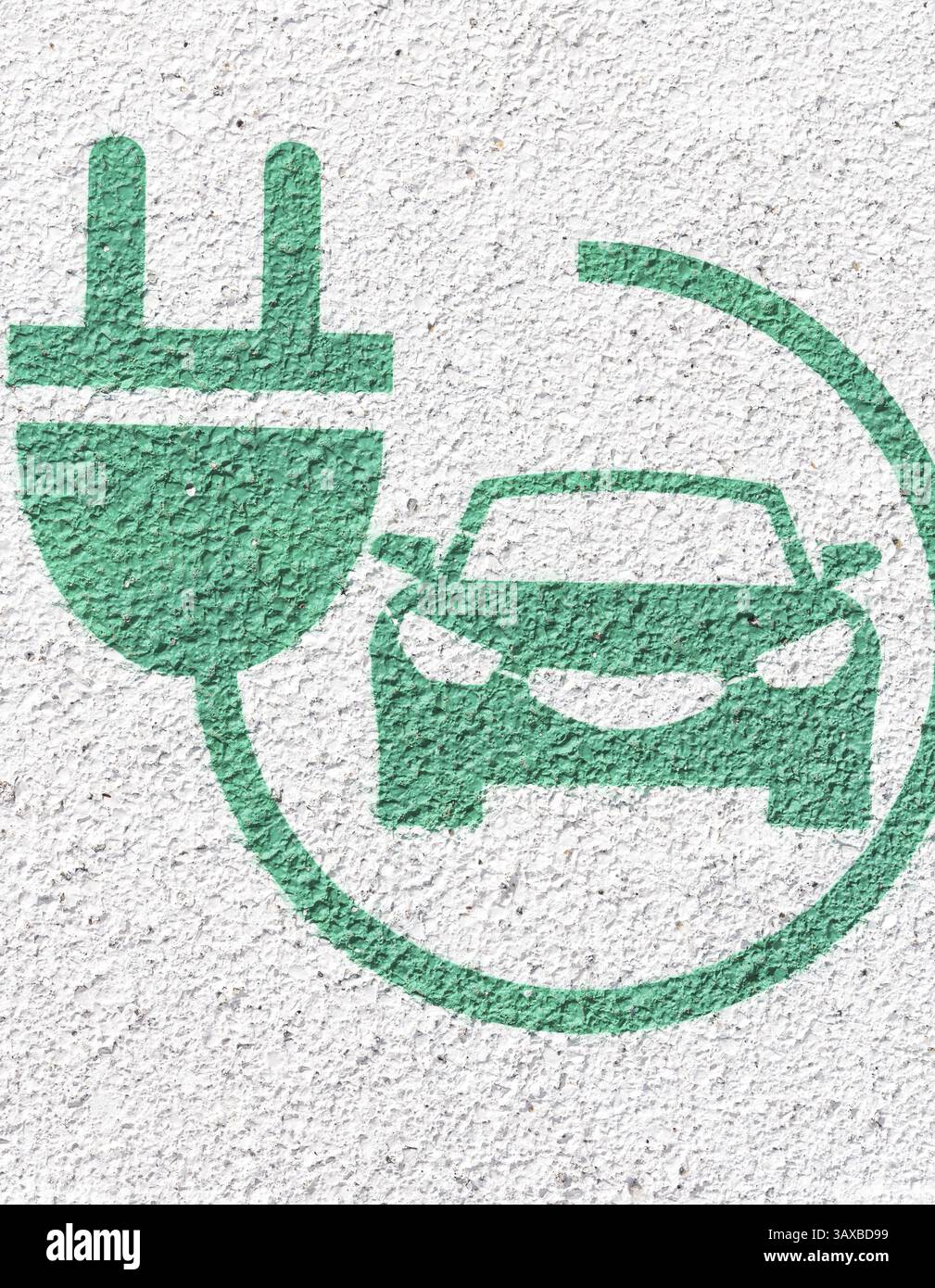 Charging station for electric car - symbol for charging station ...