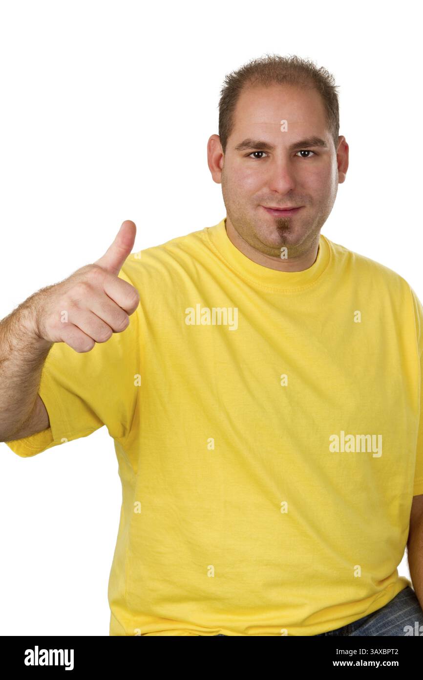 Man making hand gesture - isolated Man making hand gesture - isolated ...