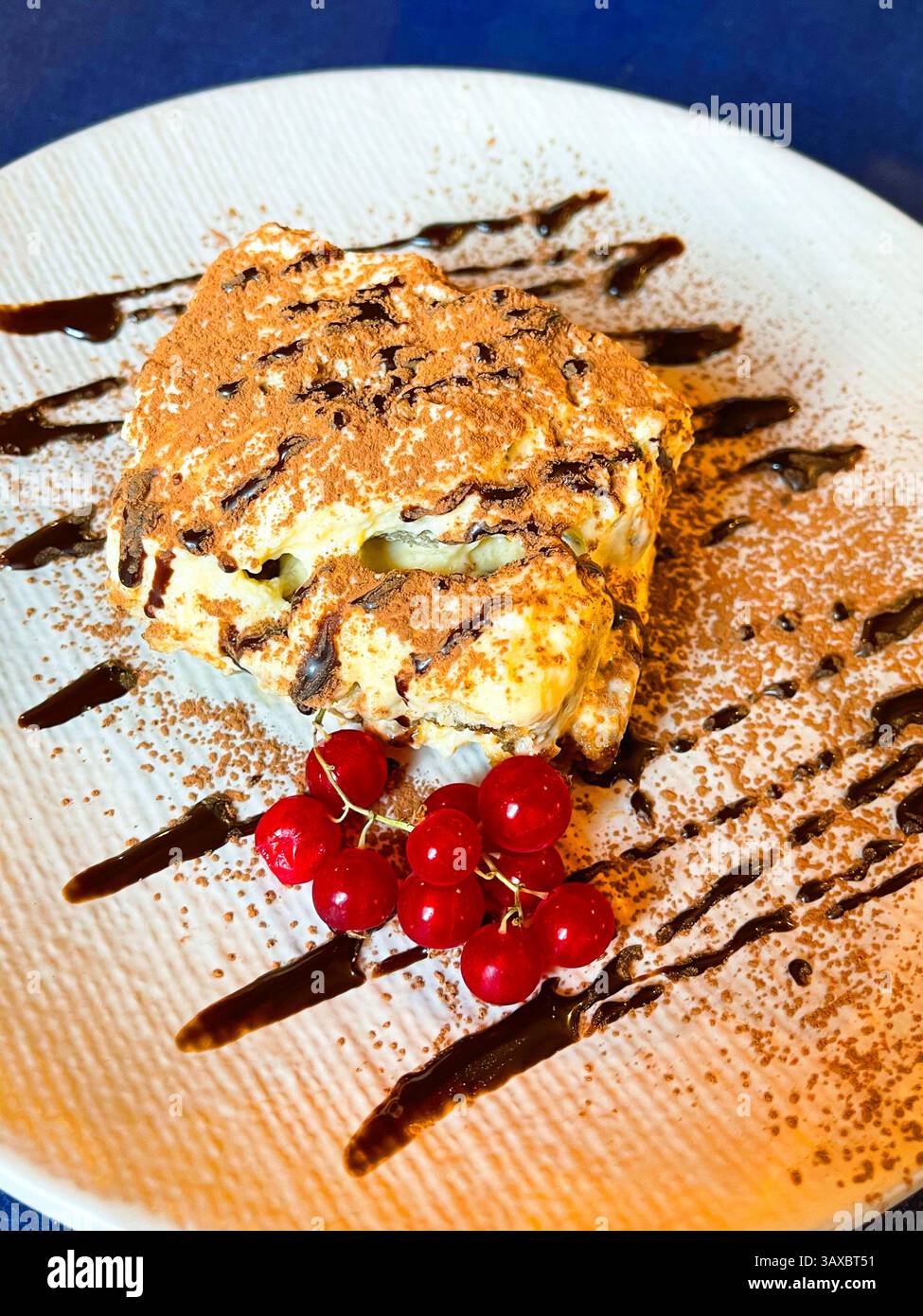 Chocolate syrup cake sweet dessert smartphone stock photos and images ...
