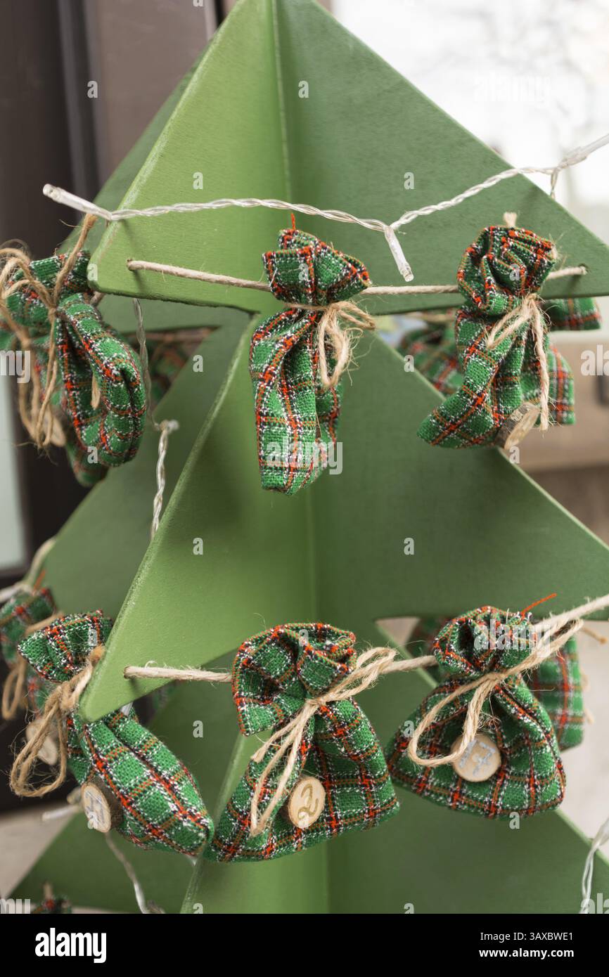 Advent calendar in shape hi-res stock photography and images - Alamy