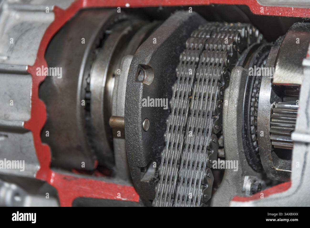 Automotive industry transmission type Transfer case in detail - close ...