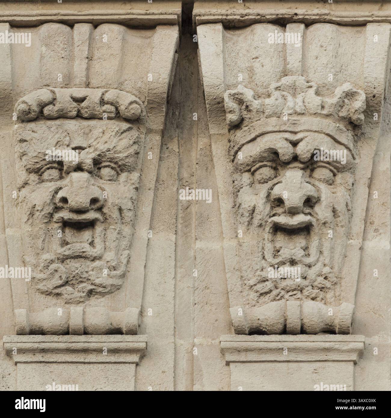 The detail of a door baroque in Sicily Stock Photo - Alamy