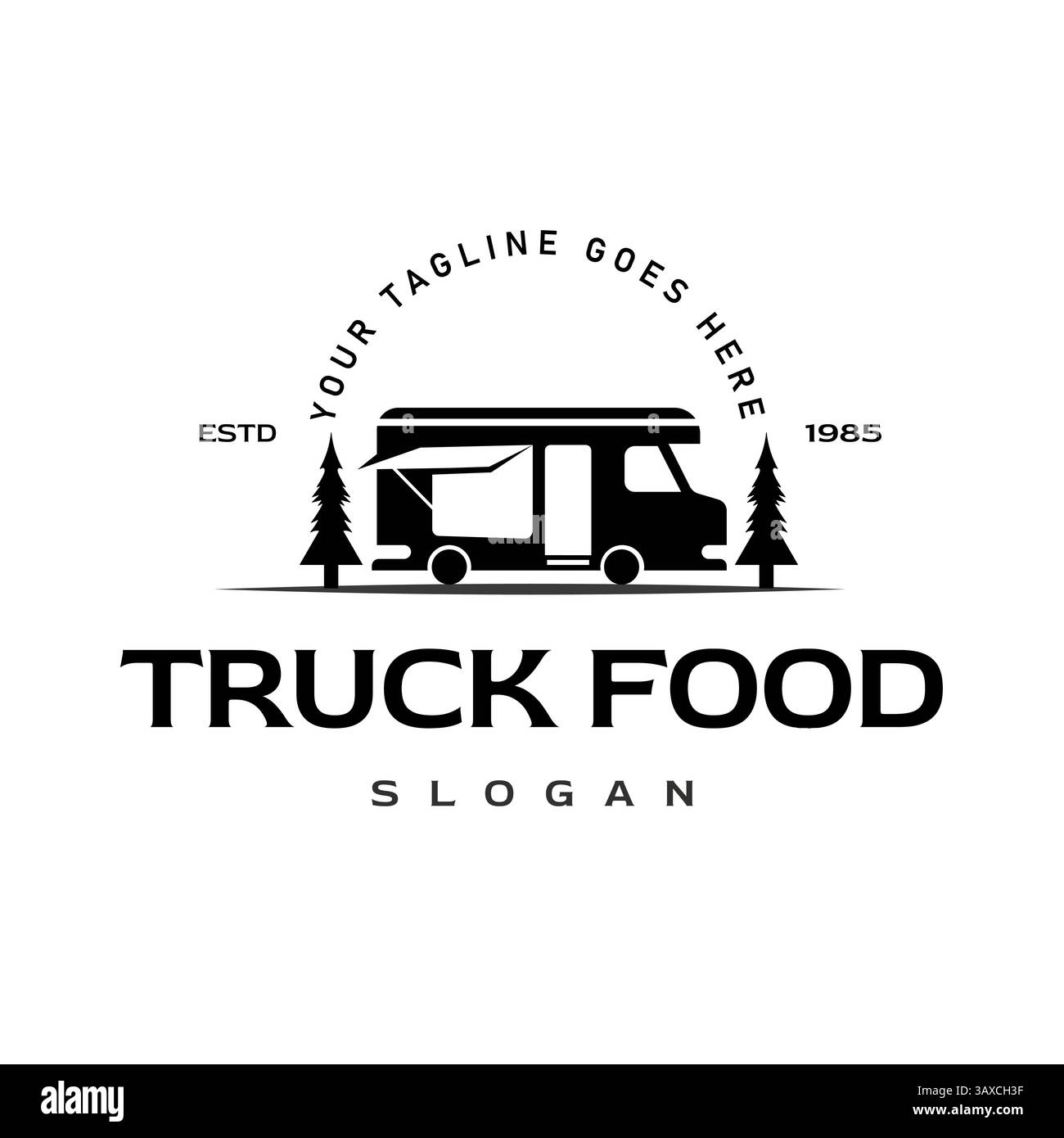 Outdoor fast food restaurant Stock Vector Images - Alamy