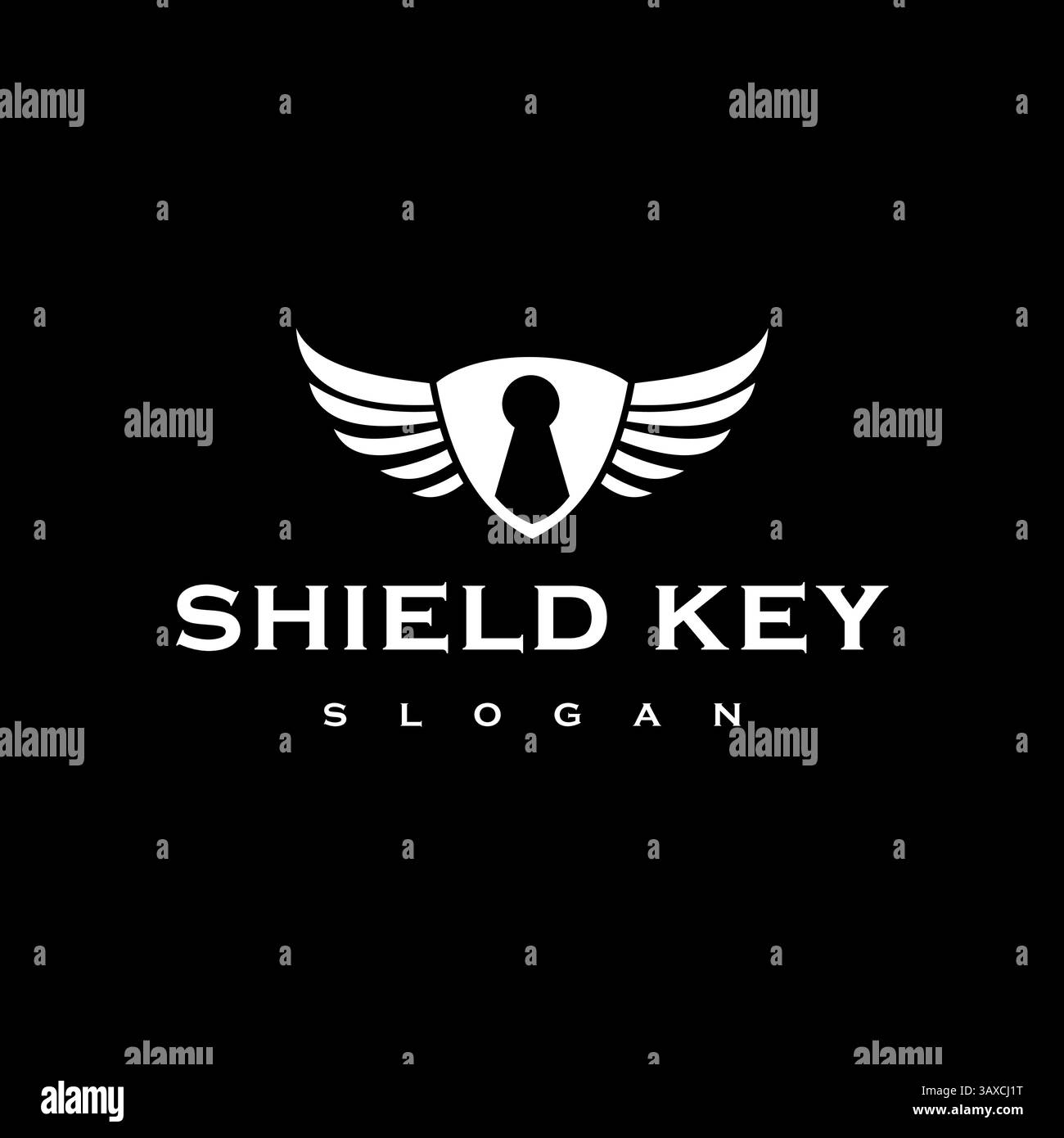 Vector lock shield logo Stock Vector Images - Alamy