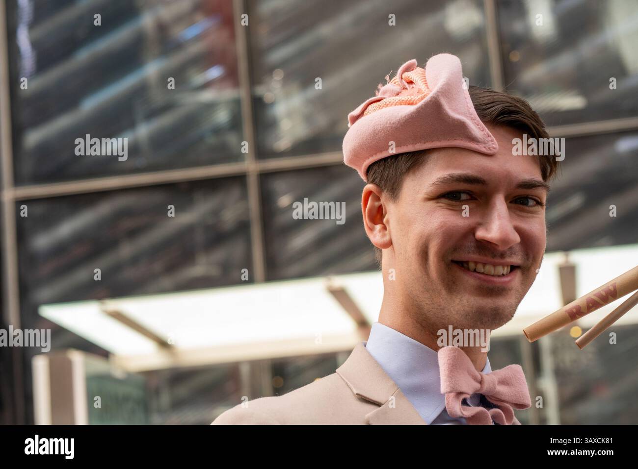 New York, United States. 20th Apr, 2025. The hats were out at the ...