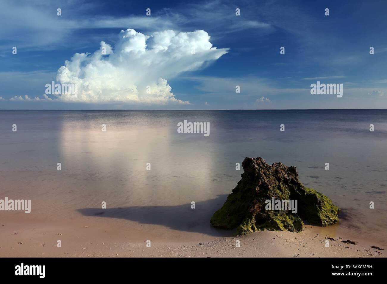 View of tropical beach, Santa Fe, Bantayan Island, Visayas region ...