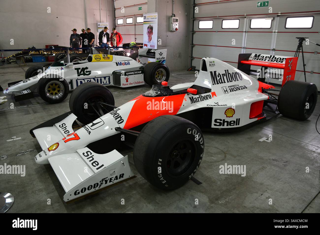Imola, April 27th 2019: Historic 1990 F1 McLaren MP4-5B ex Ayrton Senna ...