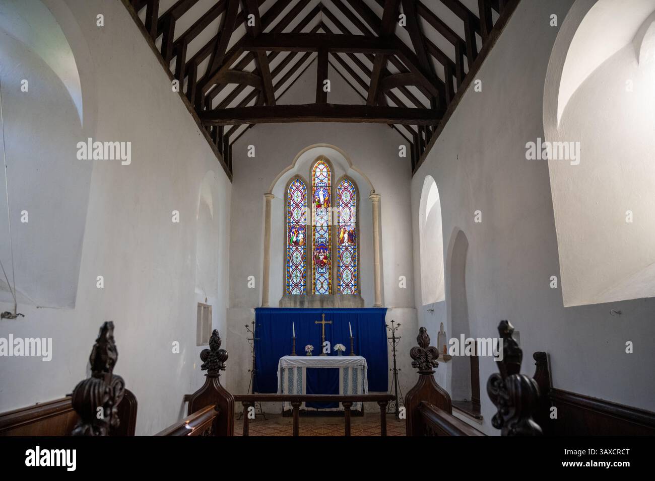 St Mary's Church, Newnham Murren Stock Photo - Alamy