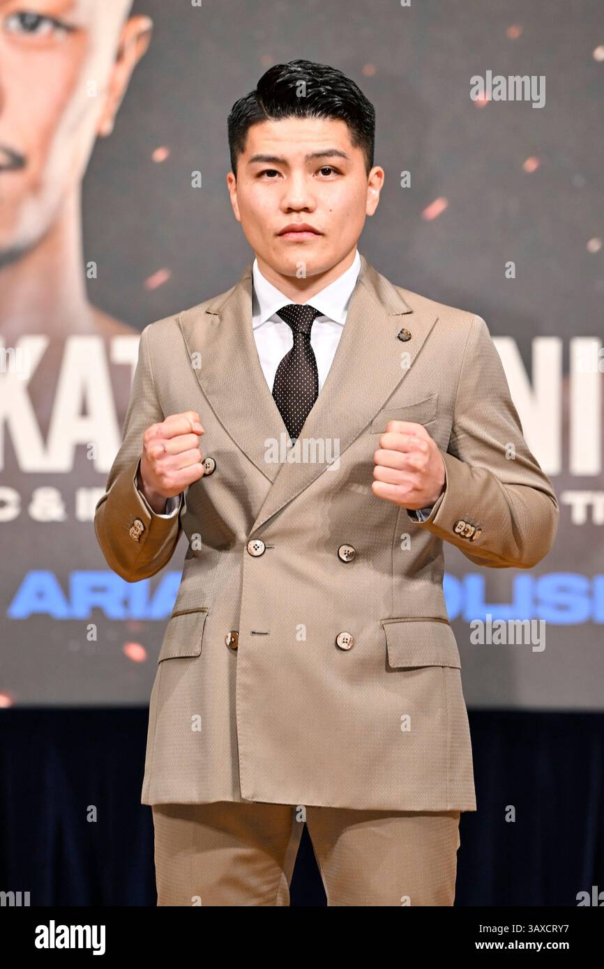 Tokyo, Japan. 18th Apr, 2025. Japan's Tomoya Tsuboi poses during a ...