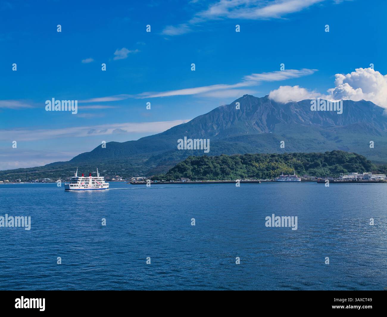 Ferry sails from sakurajima hi-res stock photography and images - Alamy