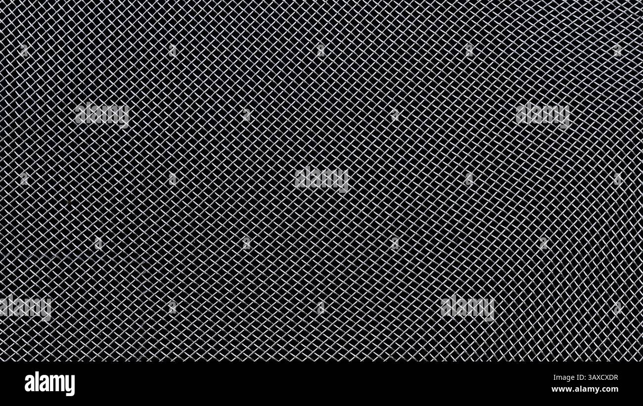 Silver metal wire mesh texture hi-res stock photography and images - Alamy