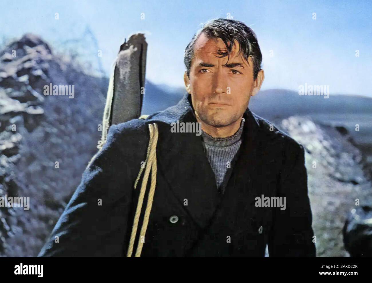 THE GUNS OF NAVARONE 1961 Columbia Pictures fiom with Gregory Peck Keith Mallory Stock Photo - Alamy