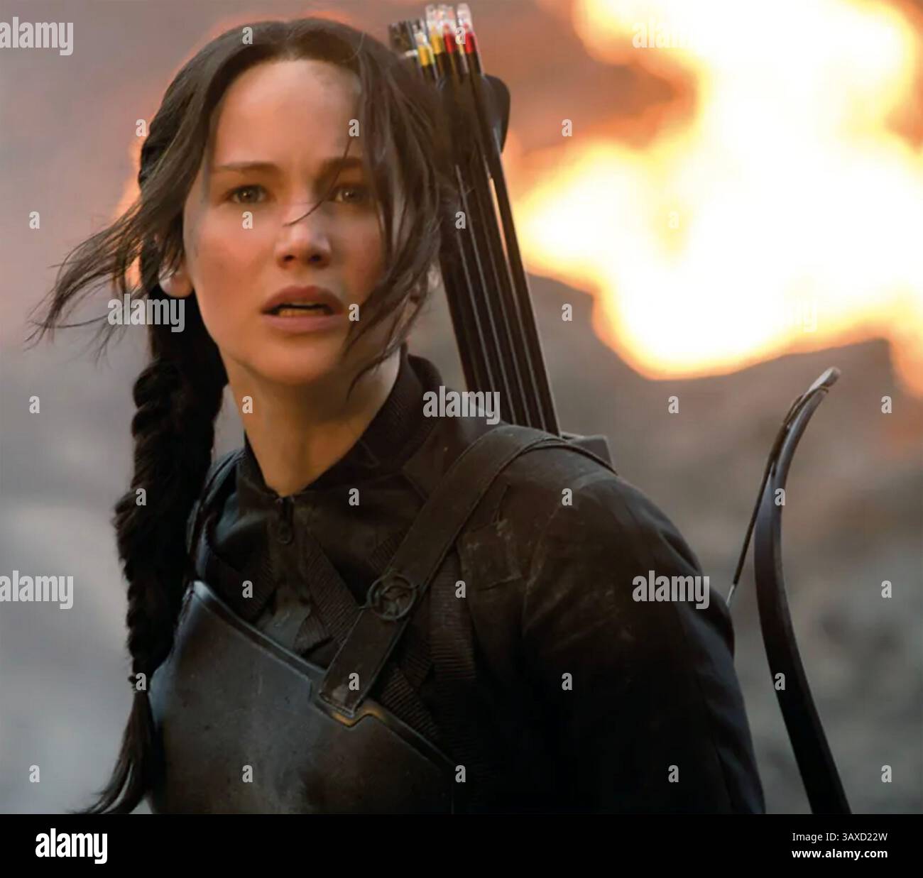 THE HUNGER GAMES 2012 Lionsgate film with Jennifer Lawrence as Katmiss ...