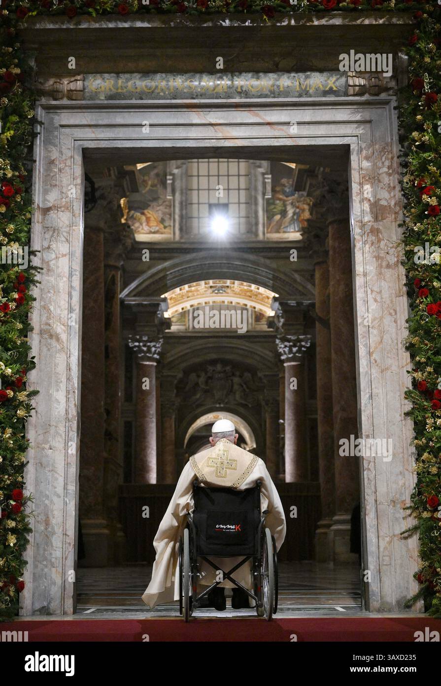 File photo - Pope Francis has inaugurated the Jubilee 2025 by opening ...