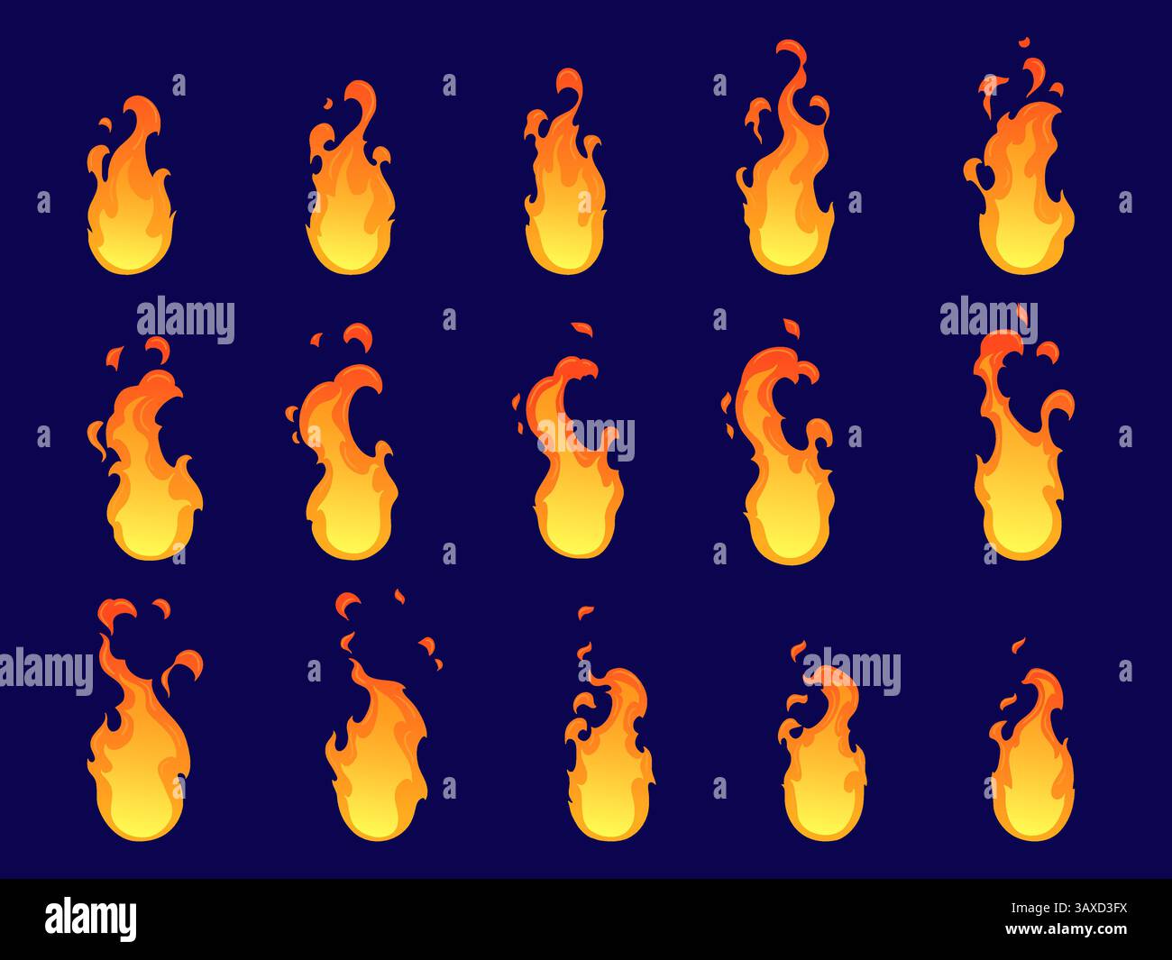 Animated fire sequence smoke effect hi-res stock photography and images - Alamy