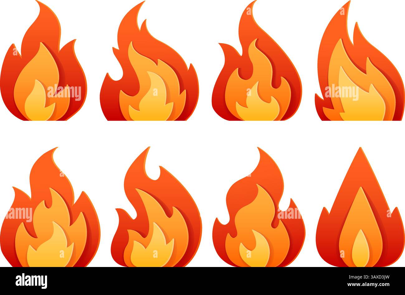 Fireball fire flame cutout hi-res stock photography and images - Alamy