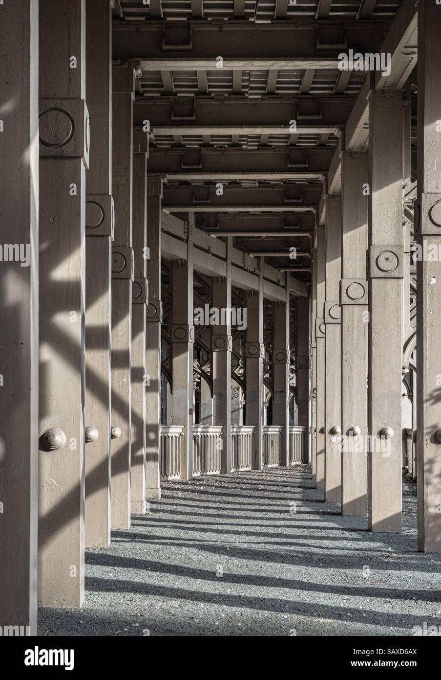 Newcastle, UK - Apr 11, 2025 - Perspective of Structural steel design ...