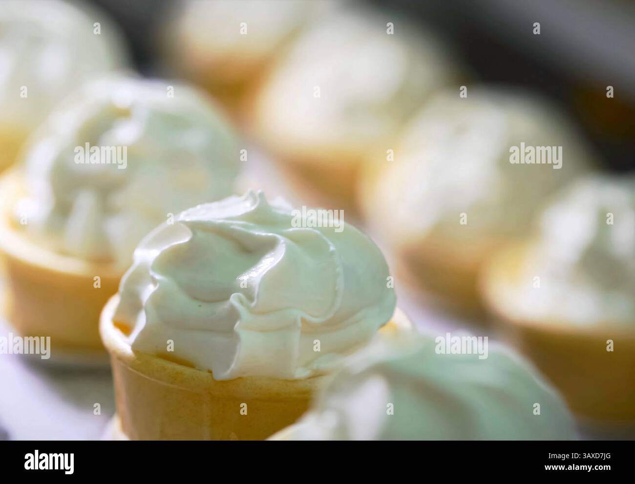 Ice cream production. Plant for the production of ice cream of ...