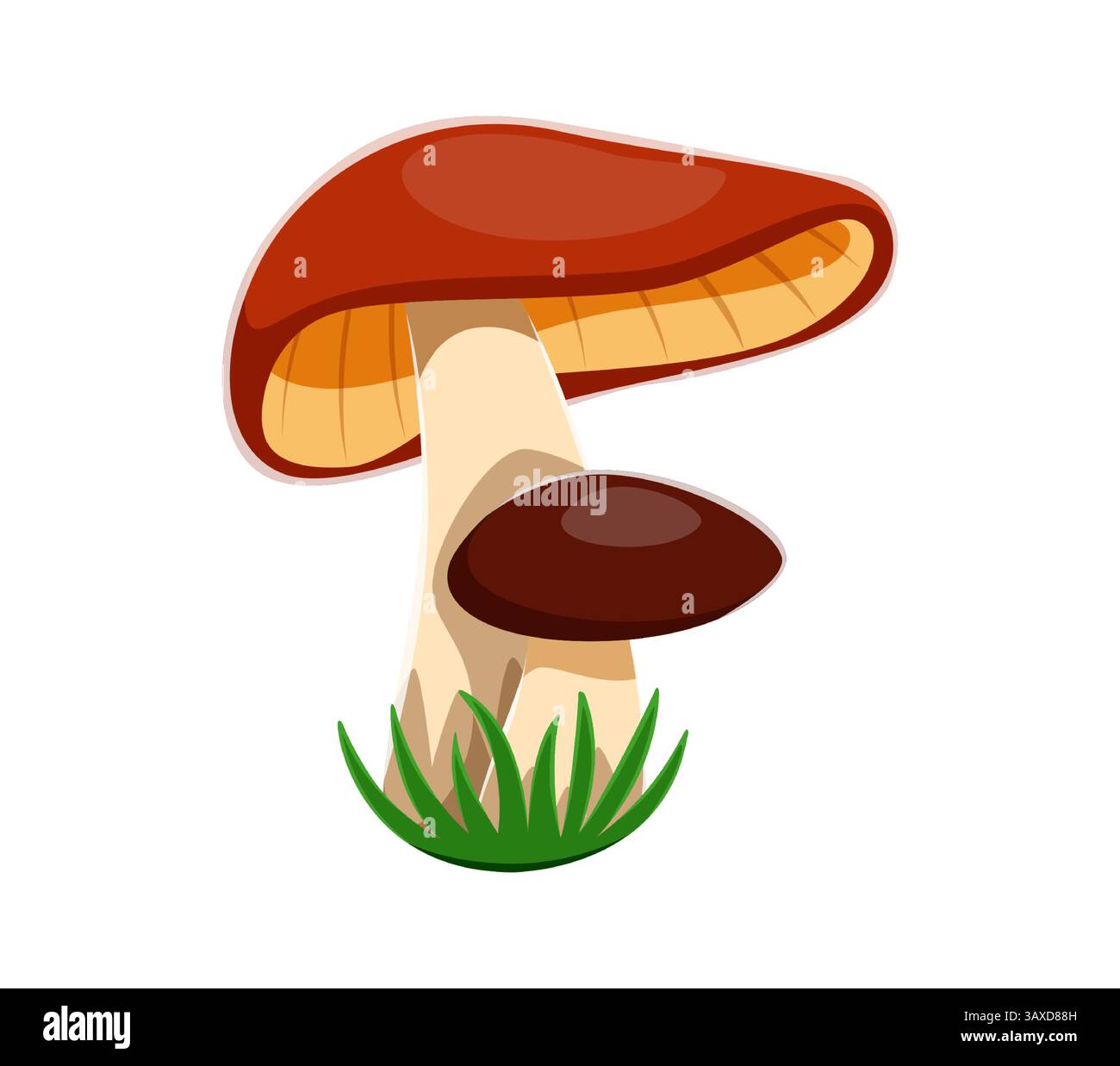Autumn thanksgiving font type mushroom letter F. Fall season English ...