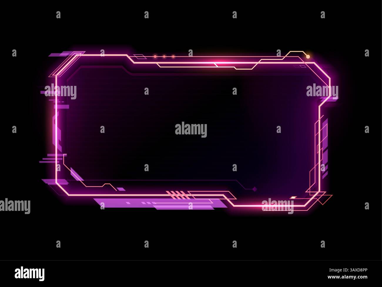 Gaming overlay panel vector vectors hi-res stock photography and images ...