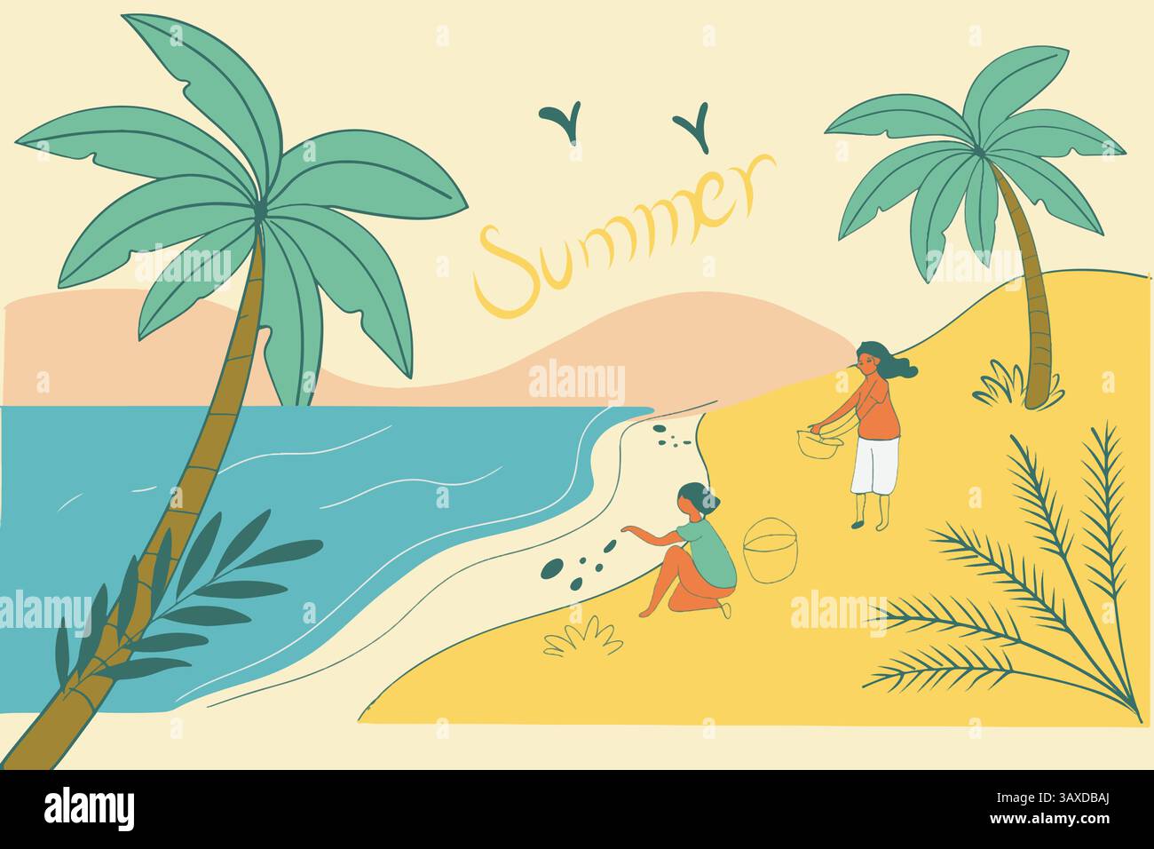 Trees art Stock Vector Images - Alamy