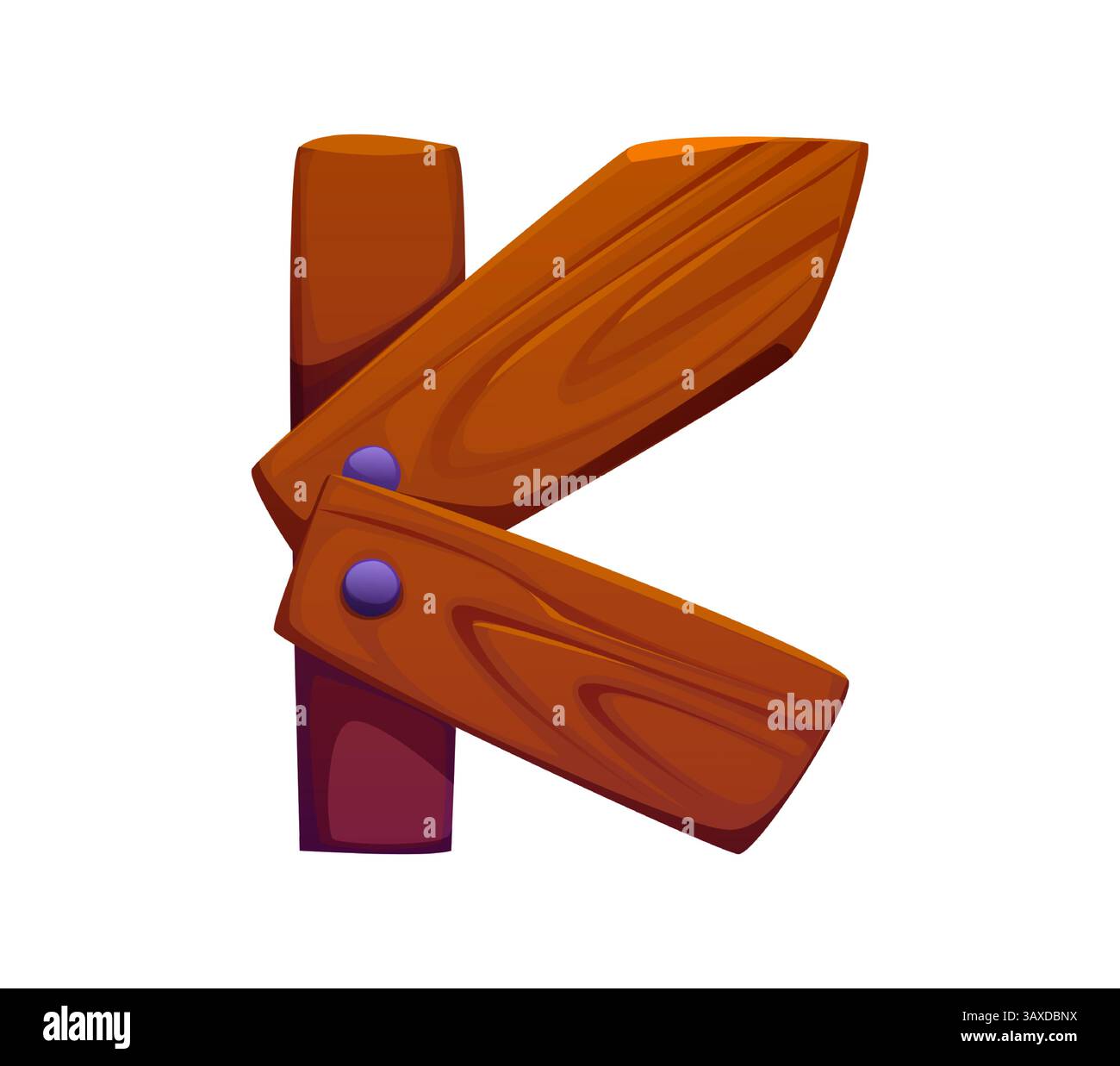 Wild West cowboy road pointer font letter K. Wild West history English ...