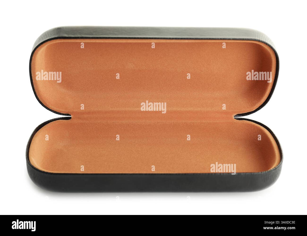 One open glasses case isolated on white Stock Photo - Alamy