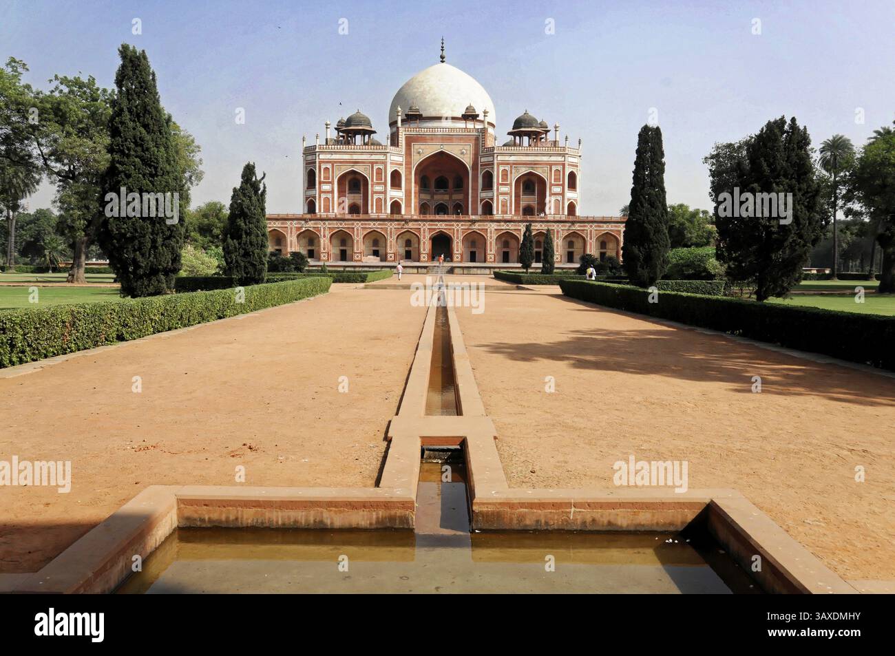 Partial view, Humayun's Tomb, Delhi, North India, Asia, A historic ...
