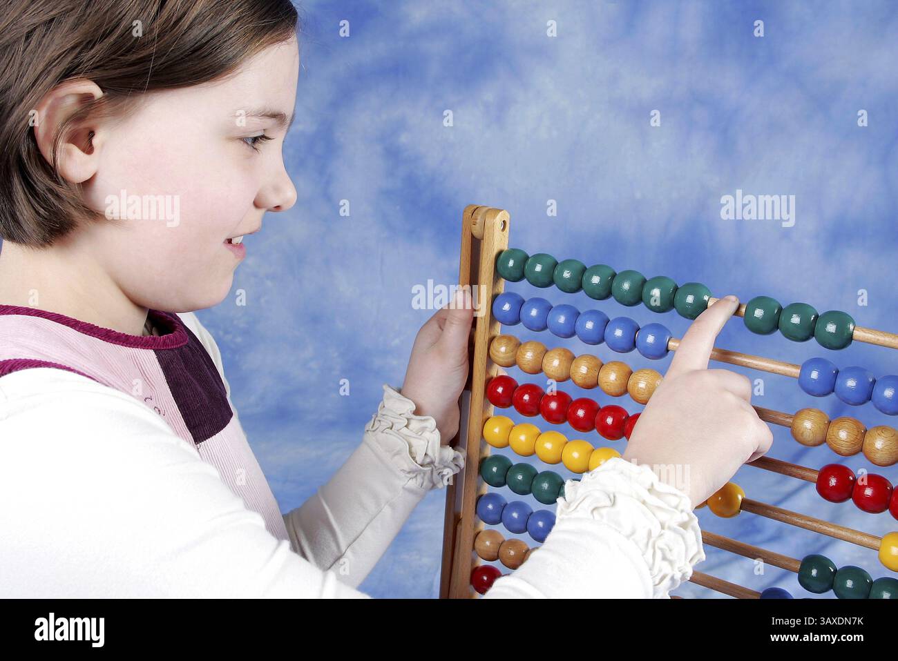 Abacus and child Stock Photo - Alamy